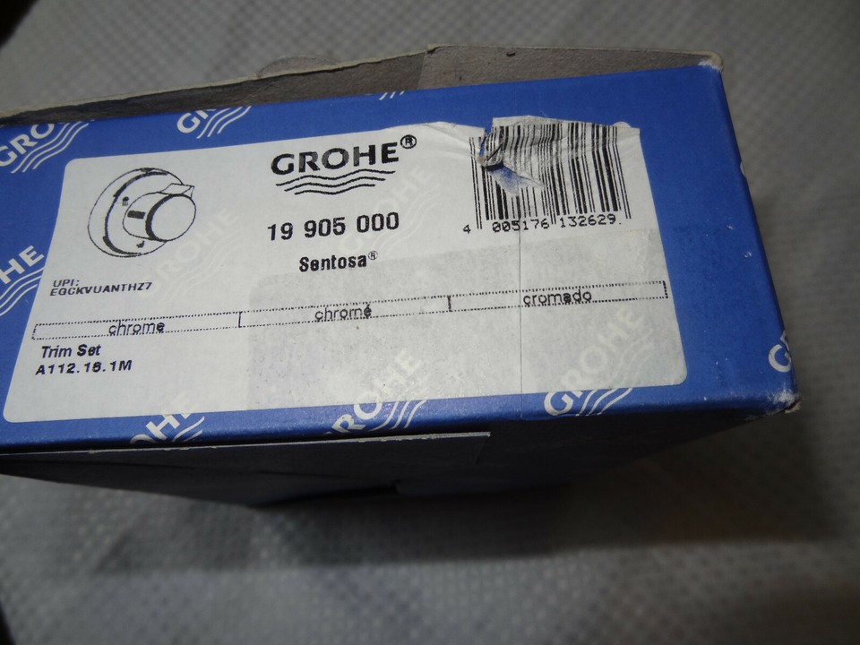 Grohe 19 905 000 Sentosa trim set in Chrome - Open | eBay