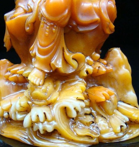 Chinese Shoushan Stone Jade Handmade Carved Statue Buddha | eBay