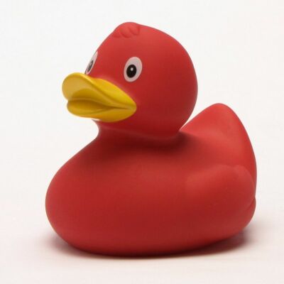 Rubber Duck Bath Duck Rabea dark red 8 cm Rubber Ducky Rubber Duckie | eBay
