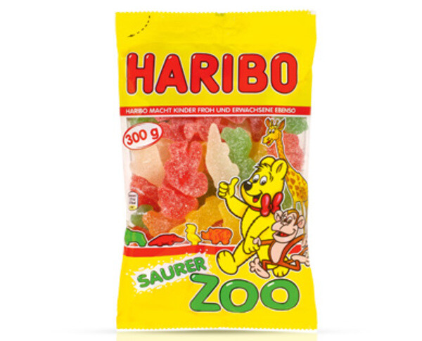 HARIBO SOUR Zoo gummies from Germany -XL 300g-FREE SHIPPING | eBay
