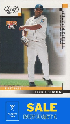 2003 Leaf #45 Randall Simon | eBay