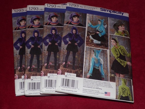 🌻 SIMPLICITY #1293 - LADIES WOODLAND FAIRY-ELF-SPRITE COSTUME PATTERN 6 ...