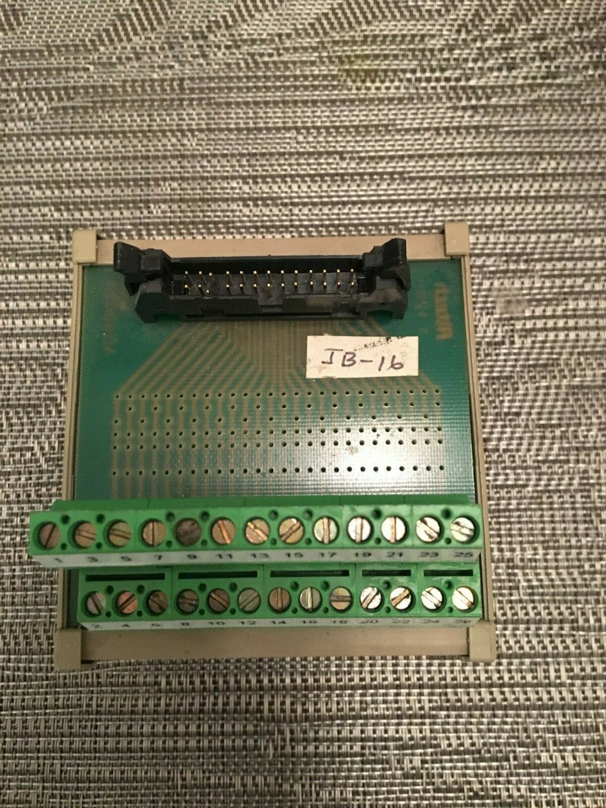 phoenix Contact DIN Rail IDC26 26 pin ribbon cable Breakout Board ...