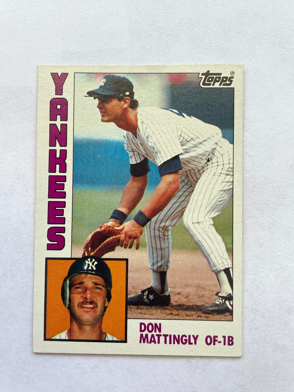1984 TOPPS NY YANKEES DON MATTINGLY ROOKIE BASEBALL CARD | eBay