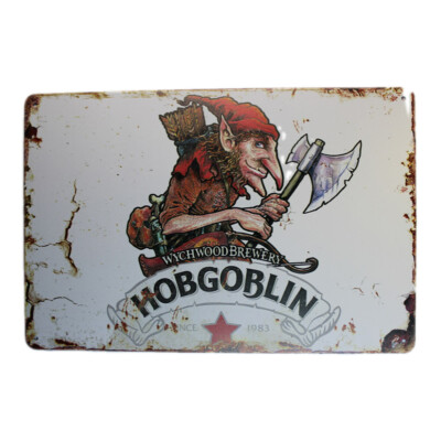 2X Tin Sign HOBGOBLIN Sprint Drink Bar Whisky Rustic Look | eBay Australia