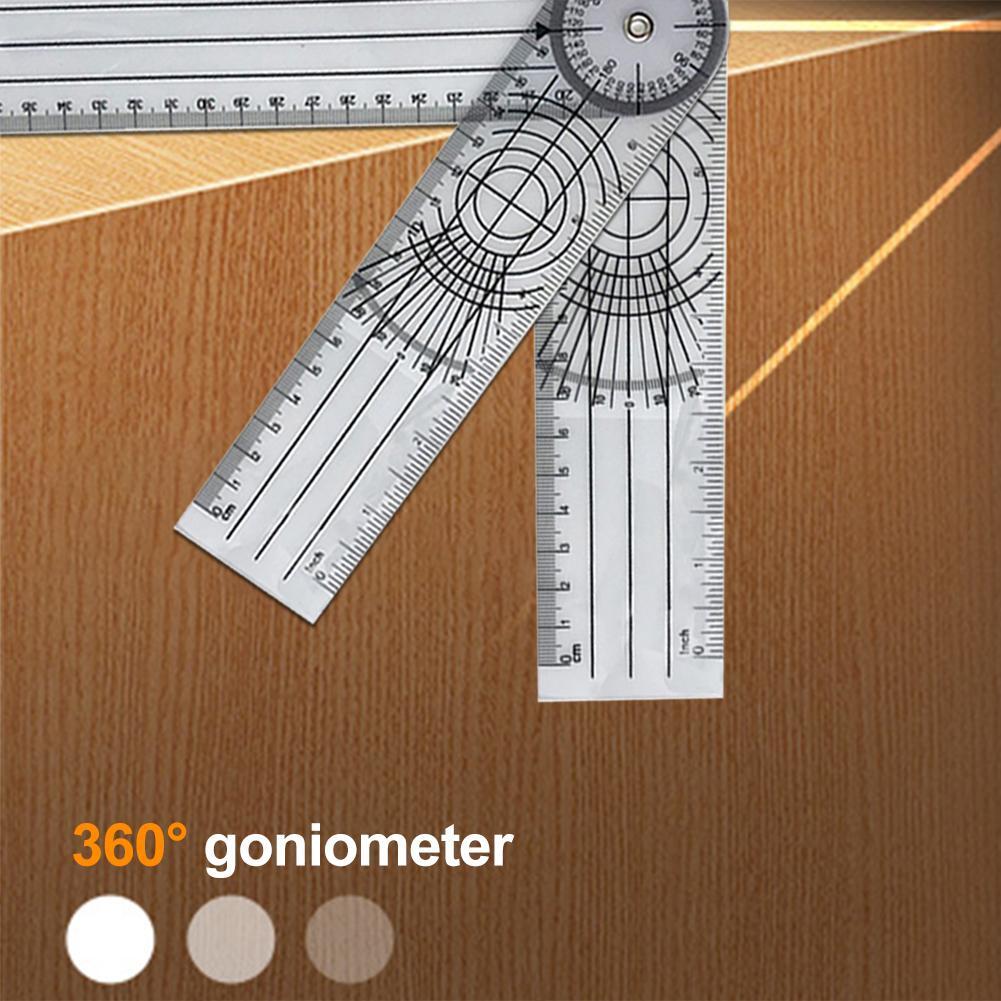 Multi-Ruler 360 Degree Goniometer Angle Medical Spinal Ruler Protractor ...