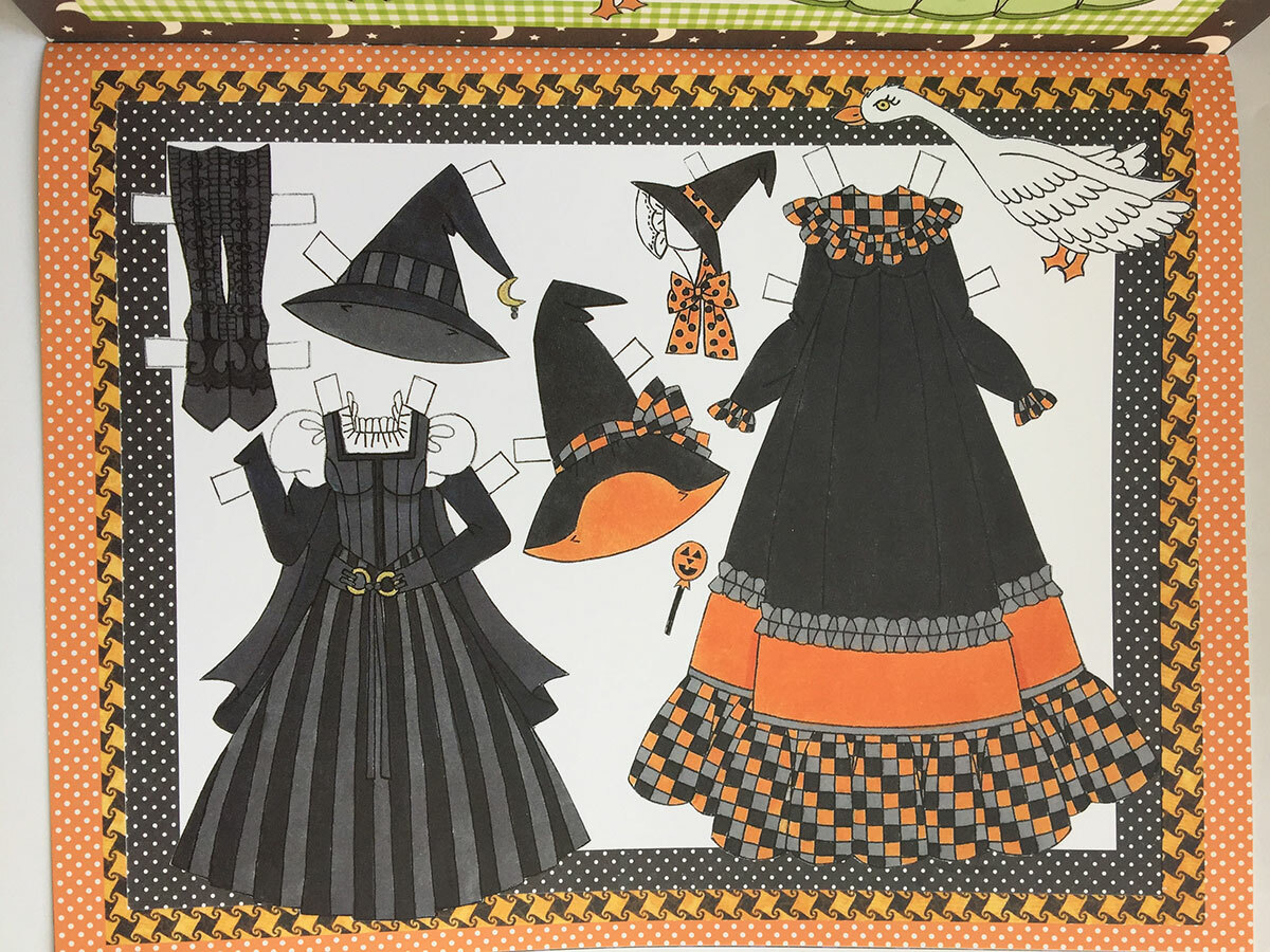 Whimsical Wardrobe for 3 PRETTY LITTLE WITCHES Paper Dolls - by Alina ...