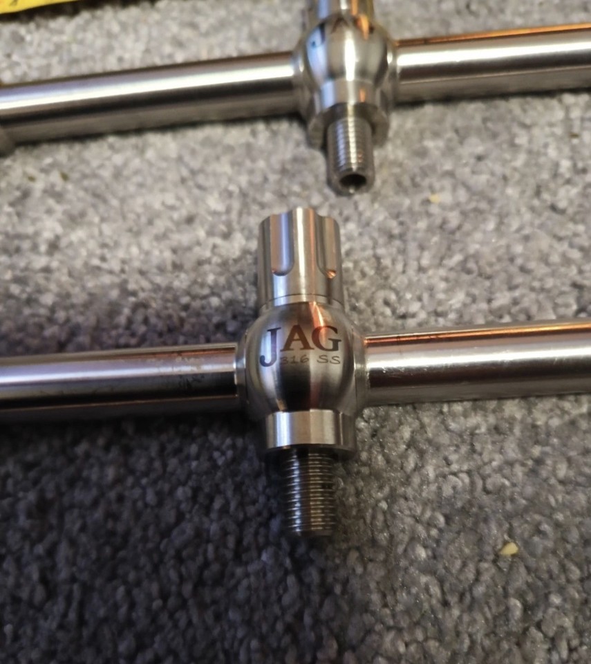 Jag 316 Stainless Steel 3 rod Buzz Bars with goal post threads and ...