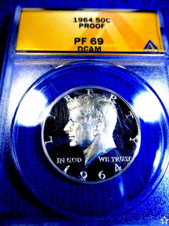 1964 US Proof Set PR69 DEEP CAMEO 1 OF 2 SETS KNOWN ANACS PQ+ FROSTED GEMS | eBay