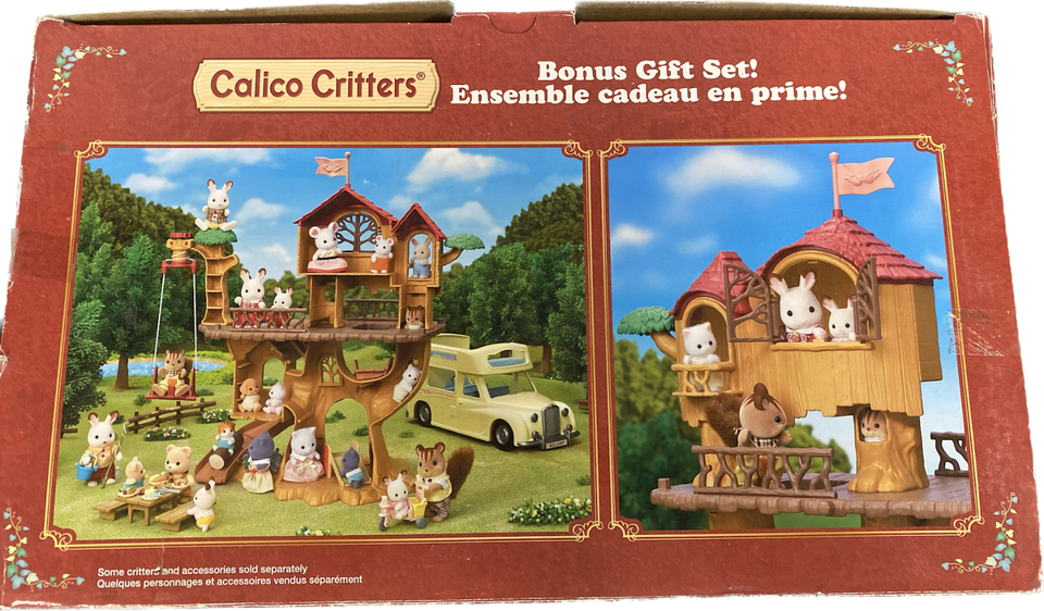 Rare Calico Critters Bonus Adventure Tree House Gift Set- #CC2031-NIB ...
