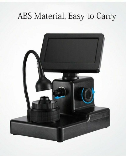 4.3Inch LCD HD Screen Diamond Girdle Code Viewer Microscope 50X-1000X ...
