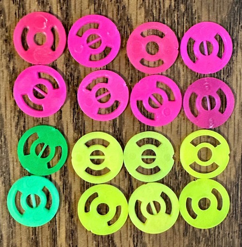 ORIGINAL Multi Colored Plastic Discs for Star Trek Rayline TOY Tracer ...