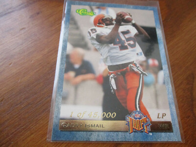 quadry ismail(minnesota vikings)1993 classic LP ROOKIE CARD #1 of ...