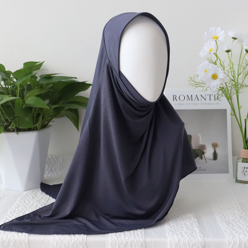 Muslim Crystal Linen Comfortable Headscarf Multi Colored Shawl ...