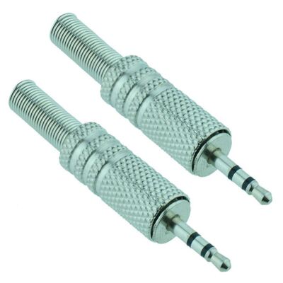 2 x 2.5mm Stereo Metal Male Audio Plug Connector | eBay
