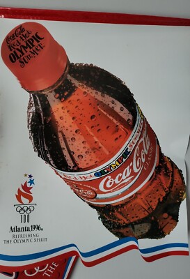 Vintage 1996 Atlanta Olympics Coca Cola Flag Banner 12 flags 28.5 ft ...