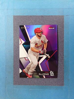 2018 Topps Finest PAUL DEJONG 132/250 Purple St Louis Cardinals @NV69 ...