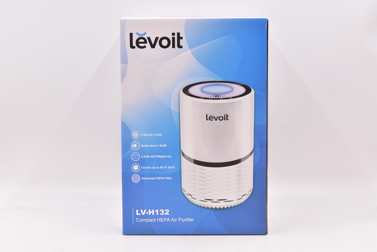 Levoit LV-H132 True Advanced HEPA Air Purifier with 3 Speed Levels - La ...