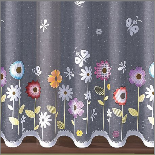 NEW FLORAL Net Curtains Jacquard Voile Dandelion Poppy Star LIVING ROOM ...