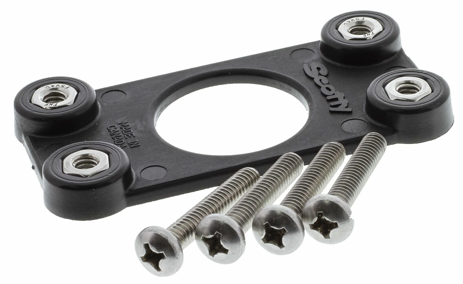 Scotty 241/244 Flush Deck Mount Super Tough Backing Plate Black 441 | eBay