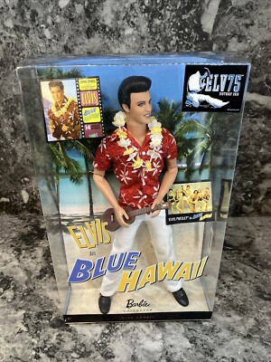 ELVIS Ken as Elvis in Blue Hawaii R4509 by Mattel Vintage 2010 Barbie ...