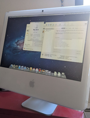 Apple iMac Early 2006 20" Intel Core 2 Duo; CPU Speed:2.16 GHz; 2gb 250 ...
