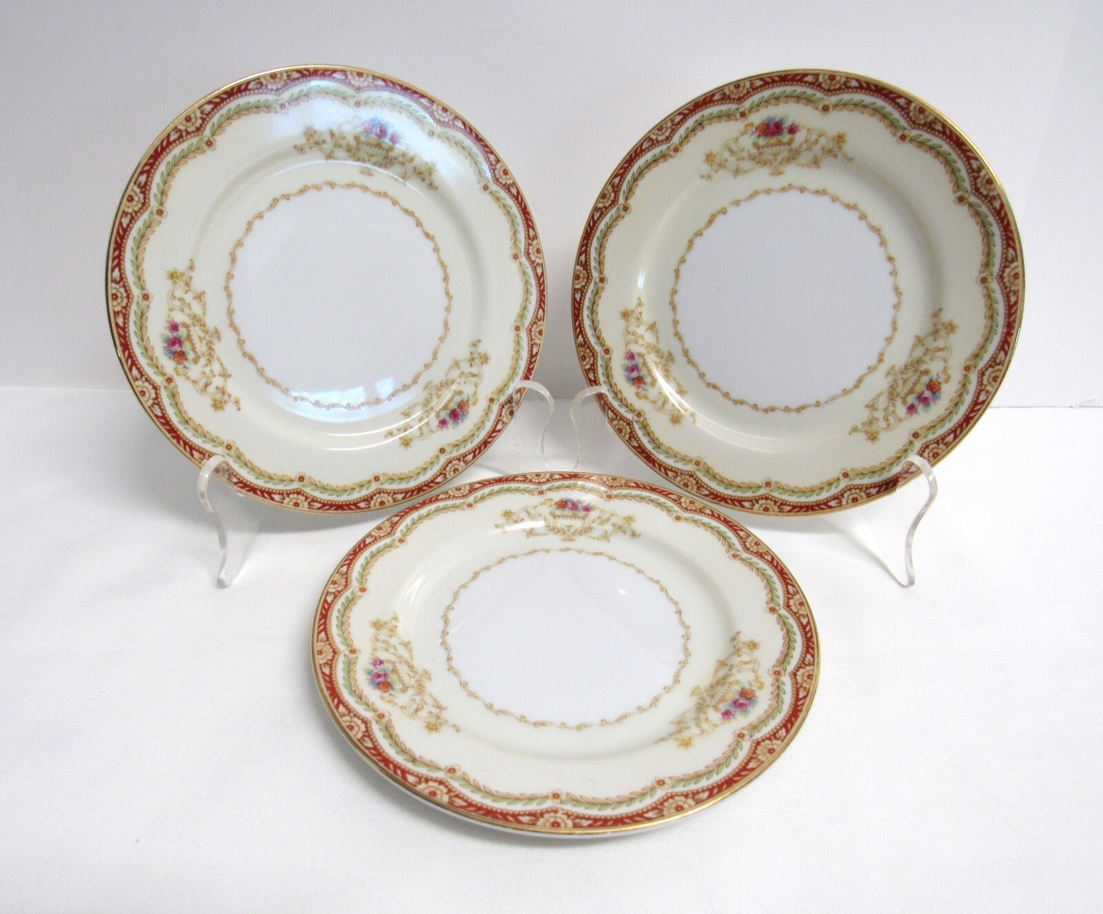Vintage Fuji China Victoria 6" Bread Plates Occupied Japan - Set of 3 ...