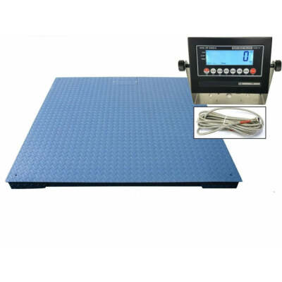 SL-700-7'x7' Heavy Duty Industrial Floor scale 84" x 84” LCD display ...