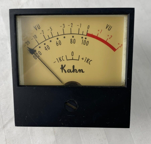 Vintage Simpson Instruments Kahn VU Audio Level Meter 60070 6943 | eBay