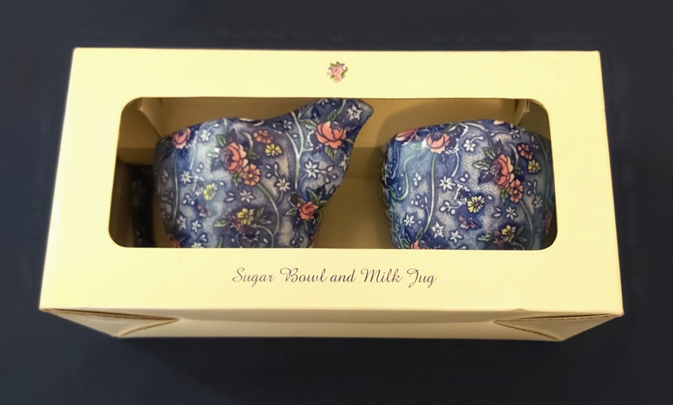 Vintage Ringtons Tea Chintz China Milk Jug & Sugar Bowl Never Used With ...