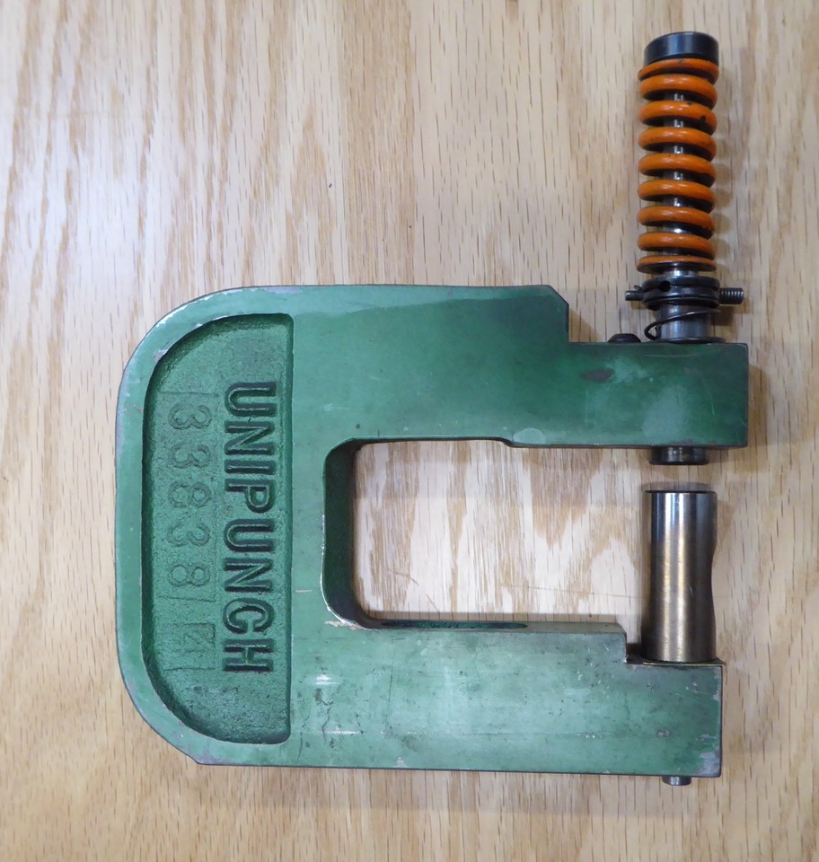 Unipunch 4AJ 1 Press Brake Punch C Frame complete with punch and die ...