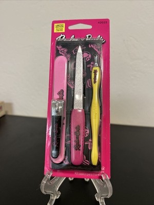 Revlon x Barbie Manicure Essentials Kit Ltd Ed Clippers File Pink Fact ...