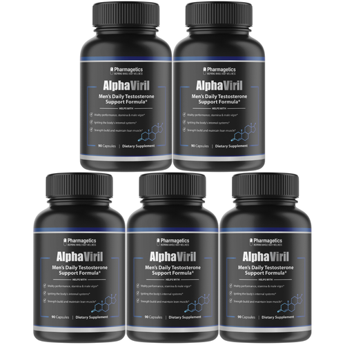 Alpha Viril Men's Daily Support Formula AlphaViril 5 Month Supply | eBay