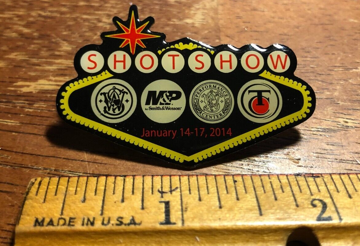 RARE 2014 Smith And Wesson S&W Shot Show Hat Lapel Pin | eBay
