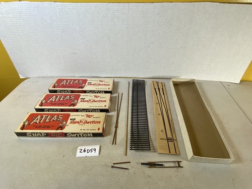 Atlas Snap Switch HO Gauge Model Train Railroad Parts Lot orig box ...