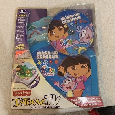 2005 FISHER-PRICE DORA THE EXPLORER MIXED-UP SEASONS INTERAC TV BRAND ...