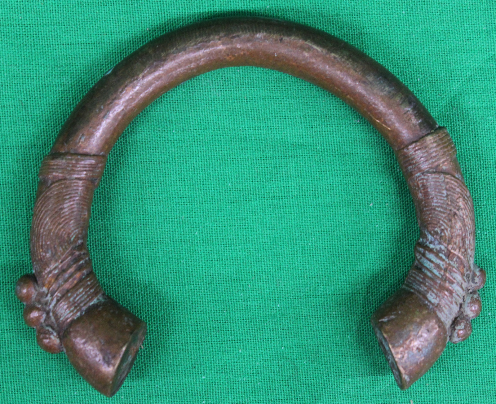 Original Decorated Bronze African Manilla Bracelet Currency | eBay