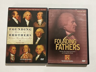 Founding Fathers & Founding Brothers DVD Lot History Channel Adams Hamilton | eBay
