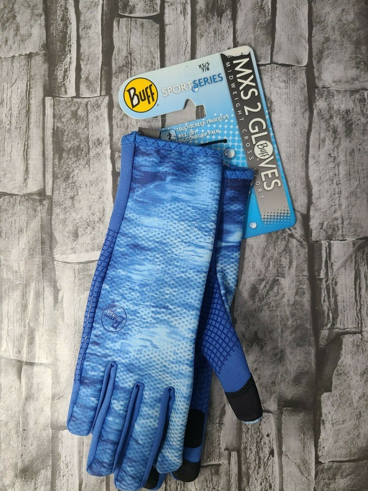 Buff Sport Series MXS 2 Gloves Pelagic XS/S 7/8 15341 New Free Shipping ...