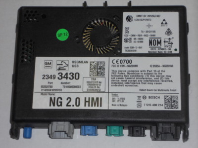 GM Cadillac Chevy Audio Navigation Multimedia Module HMI '15-'16 ...