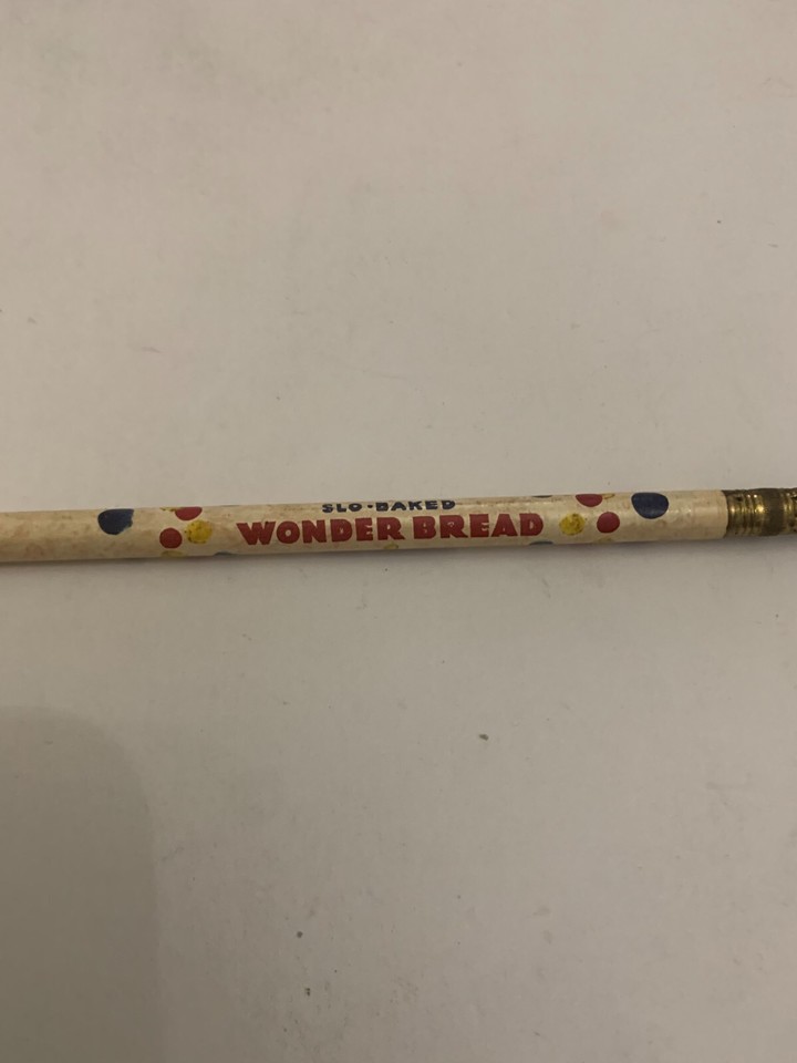 Vintage Wonder Bread Wooden Advertising Pencil | eBay