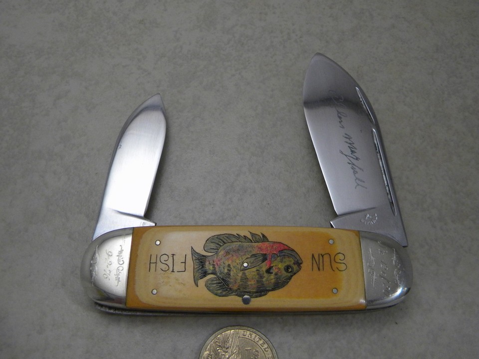 Mayhall- Hand Made- Sun Fish Knife- 9-2-76- 12 of 20- Very Rare | eBay