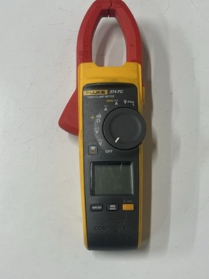 FLUKE 374 FC TRUE RMS AC/DC CLAMP METER WIRELESS WITH FLUKE CONNECT ...