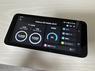 GALAXY 5G Mobile Wi-Fi SCR01 White SIM Free Portable Router Unlocked ...