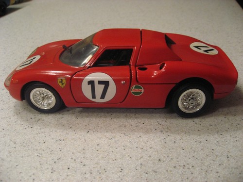 Vintage Revell Ferrari 250 LM Red Diecast Car with Racing Decals #17 | eBay