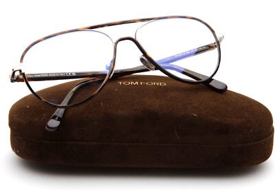 NEW TOM FORD TF5897-B 052 Havana Eyeglasses Frame 57-15-140 B44 Italy ...