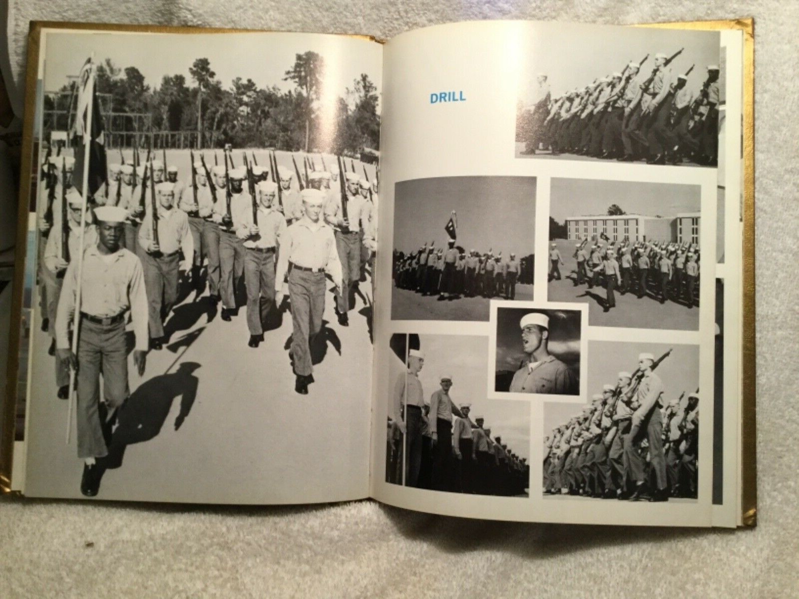 1973 Rudder Book Navy Recruit Training Command Orlando Co. 002 1st Reg ...