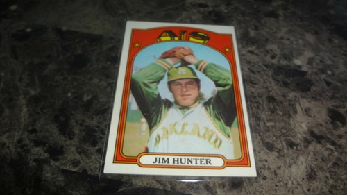1972 TOPPS # 330 JIM HUNTER BASEBALL CARD | eBay