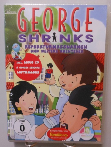 George Shrinks DVD + Hörbuch CD 4 Folgen Zeichentrick Spaß 5 Folgen # ...