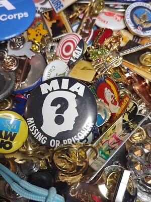 Large Lot Of Assorted Pins Variety Pin Lot Collection ZT1 Over 3.5 ...